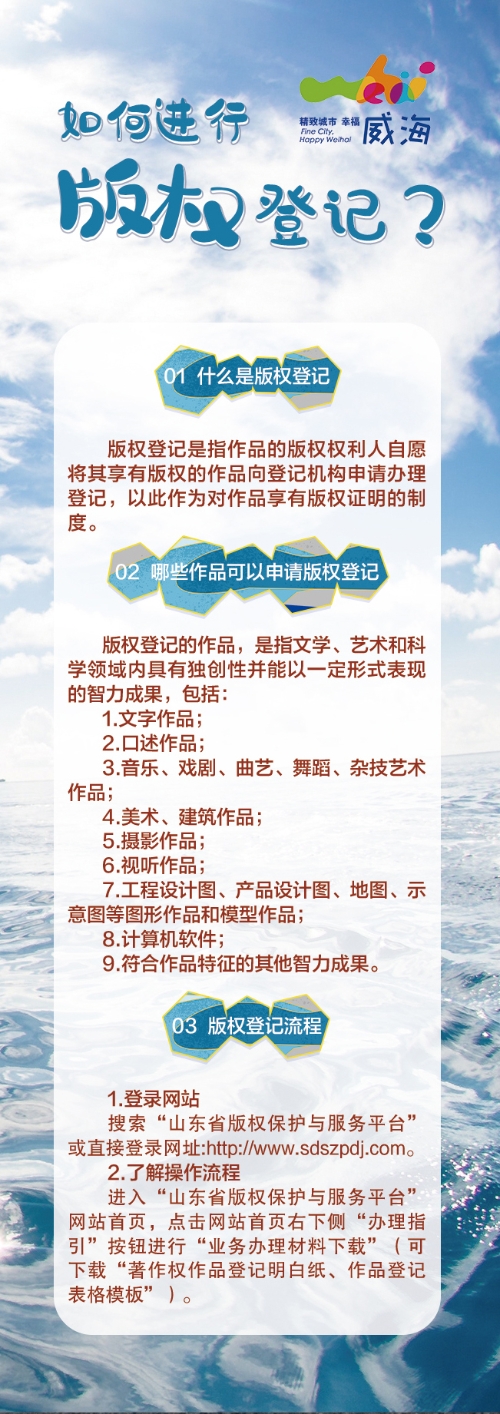 威海市文化和旅游局 广播电视 如何进行版权登记